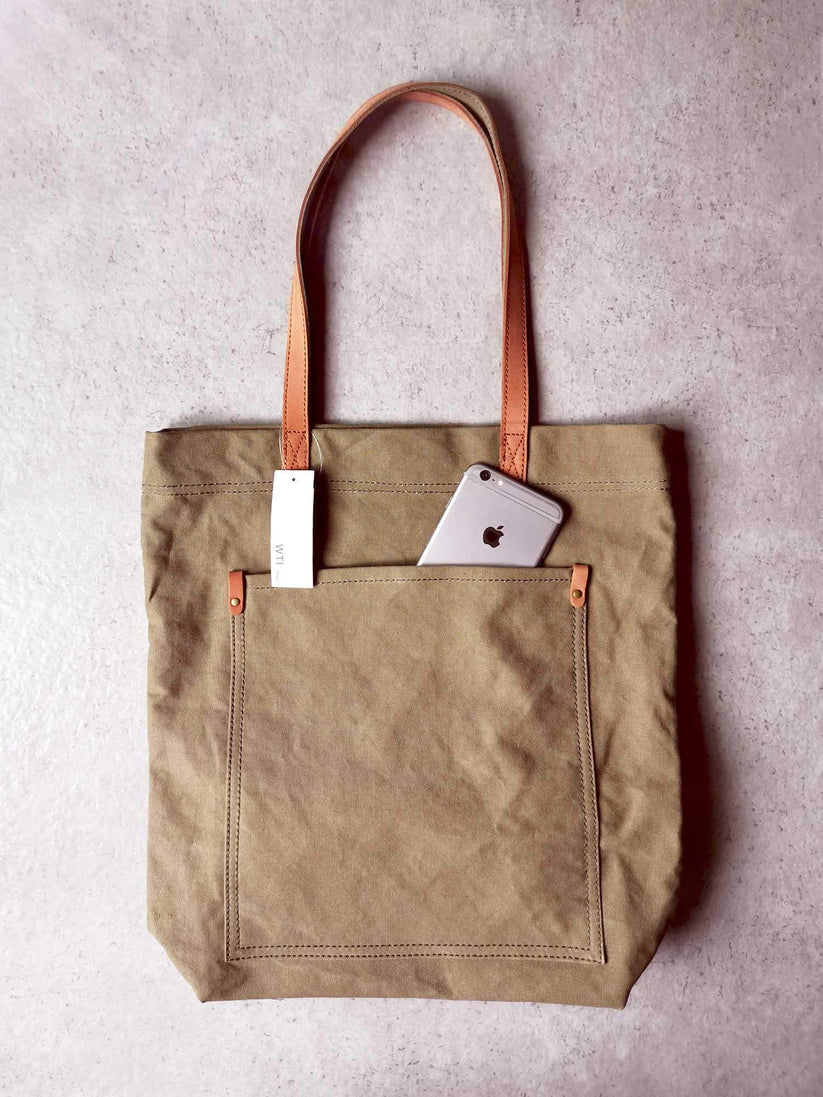 Canvas Transport Tote Bag (L) – W.T.I. Design
